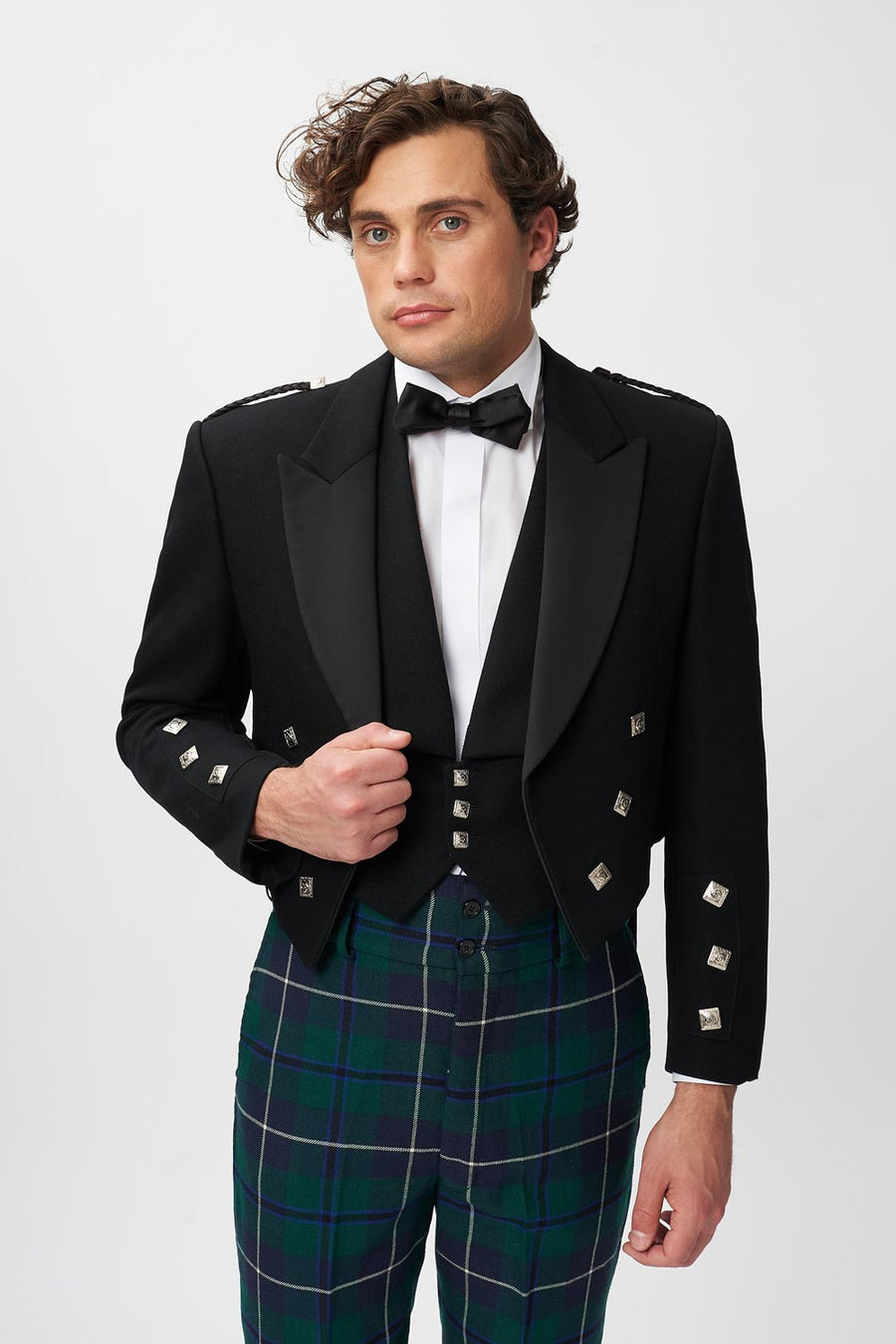 Hire Rathbones Tailor Prince Charlie Jacket & 3 Button Waistcoat with ...